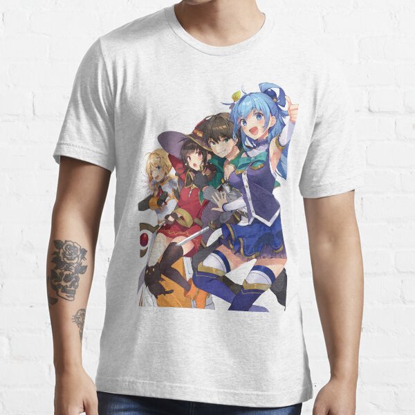 "Konosuba" T-shirt for Sale by AnimeMan1 | Redbubble | konosuba t ...