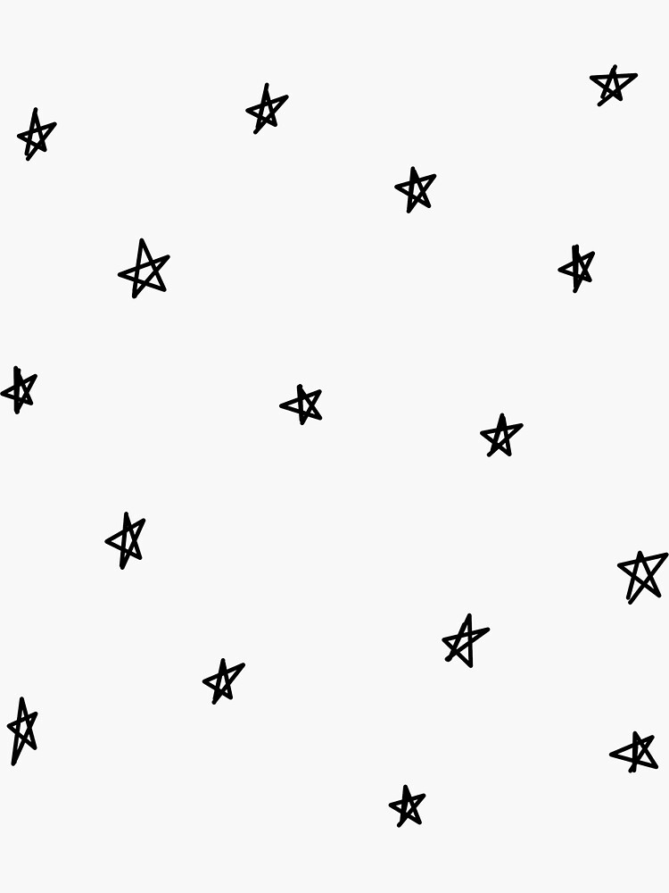 "Small black stars star sticker pack " Sticker for Sale by oliviaermis8 ...