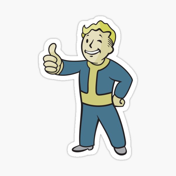 Fallout Vinyl Fallout Vault Boy - Download Stickers From Rare Fallout ...