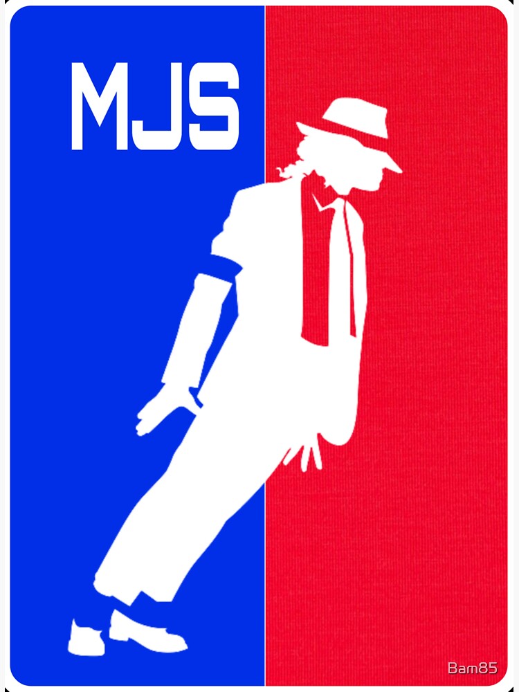 "Michael Jackson NBA logo" Sticker by Bam85 | Redbubble
