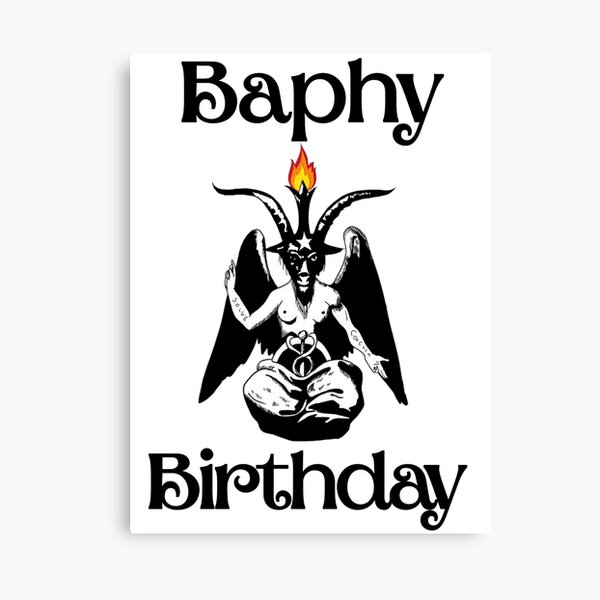 Satanic Canvas Prints | Redbubble