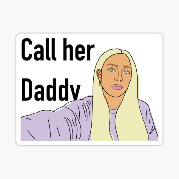 "Alex Call Her Daddy" Sticker for Sale by Juliamindel | Redbubble