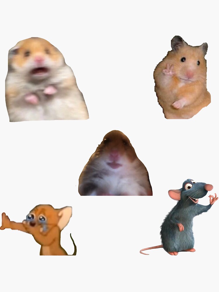 "Iconic Rat/ Hamster pack" Sticker by sunset-artistic | Redbubble