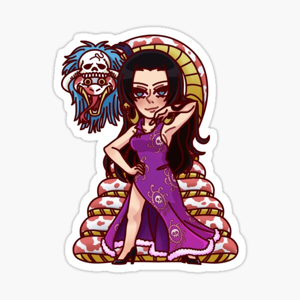 "Boa hancock" Sticker for Sale by nyamaguchis | Redbubble