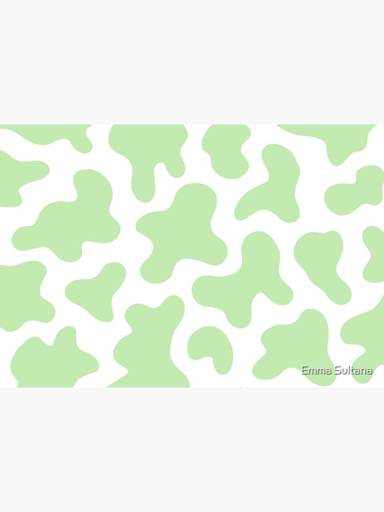 "Green Cow print pattern" Sticker by emmadingdong | Redbubble
