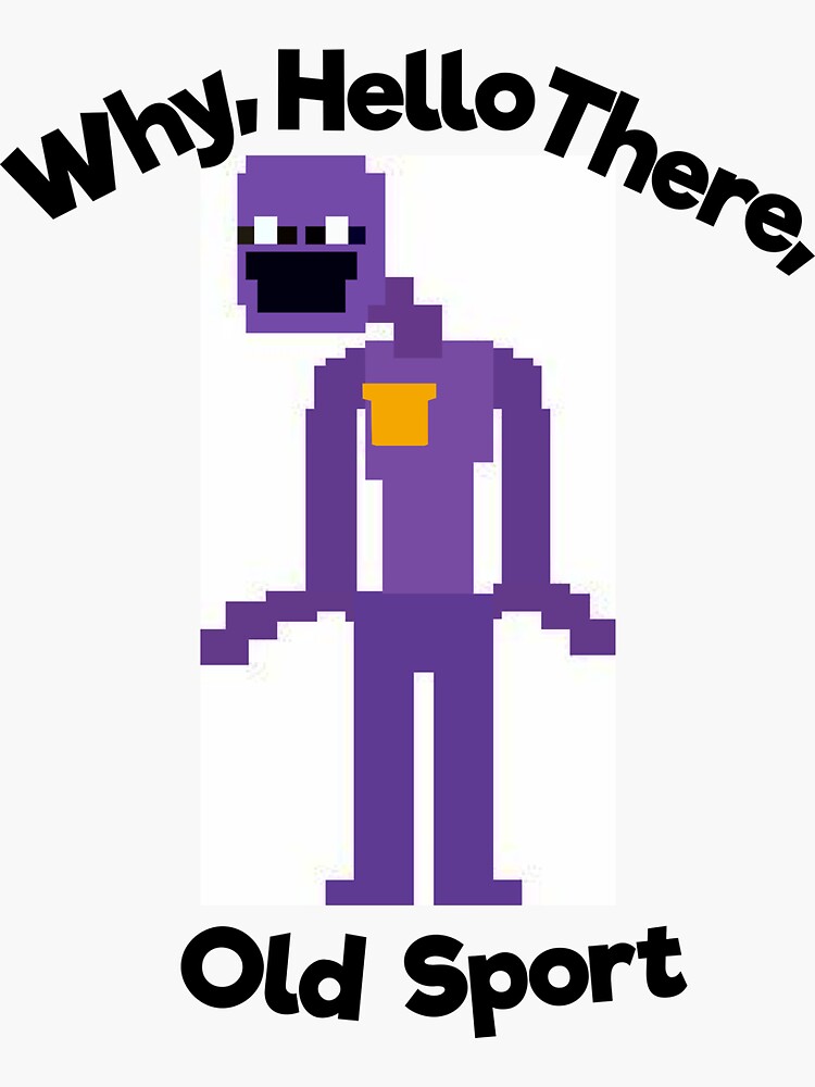 "Why, Hello There, Old Sport" Sticker for Sale by DesignzByAnna | Redbubble