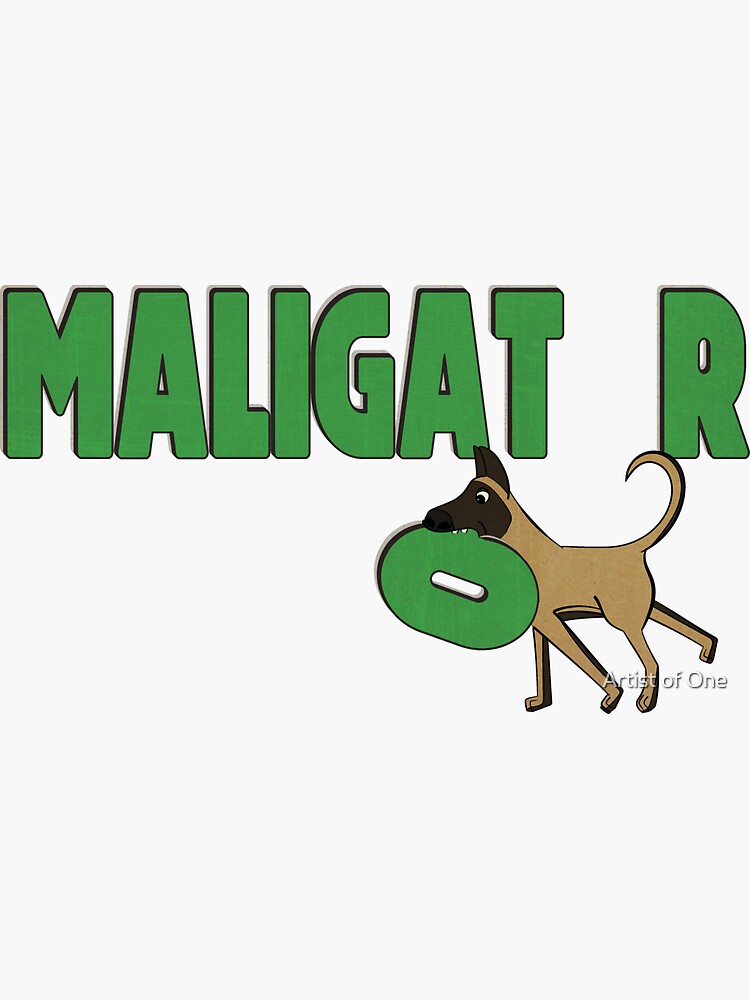"Maligator" Sticker for Sale by ArtsofAll | Redbubble