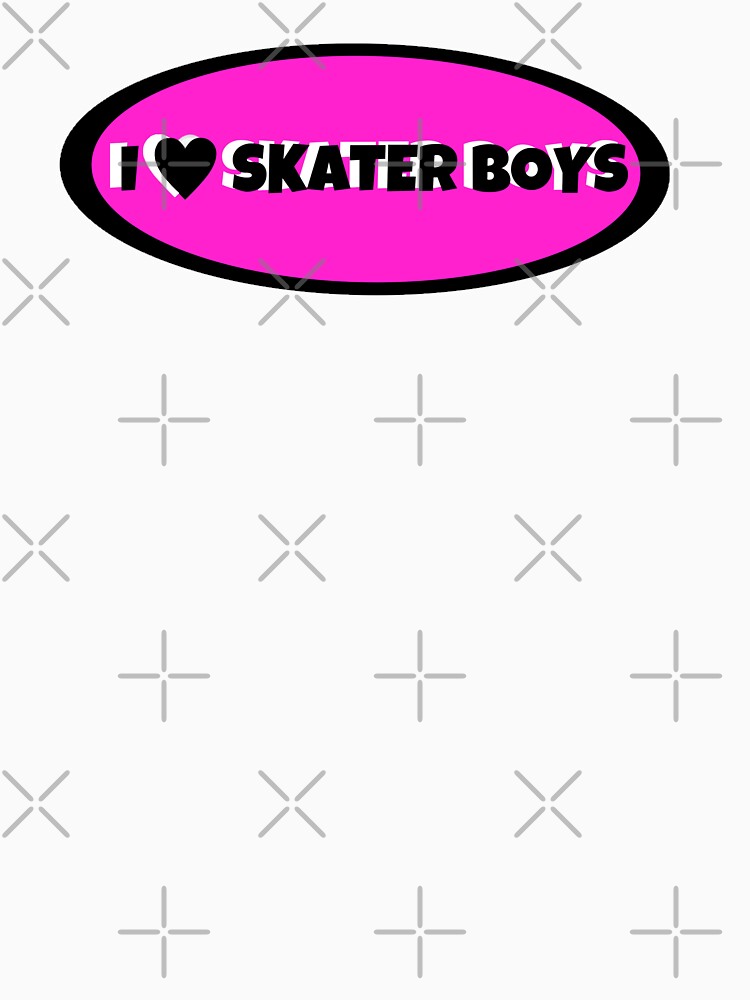 "I Love Skater Boys Sticker" T-shirt for Sale by kierstenparker ...