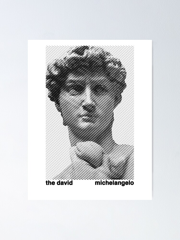 "The David (lines)" Poster by bens2020 | Redbubble