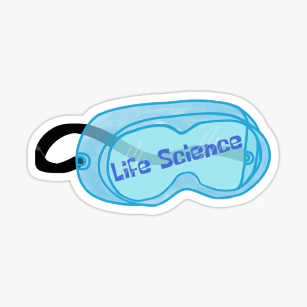 "Life Sciences Major - Safety Goggles" Sticker for Sale by ...