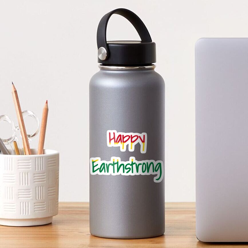 "Happy Earthstrong " Sticker by JAMAICAMERCH | Redbubble