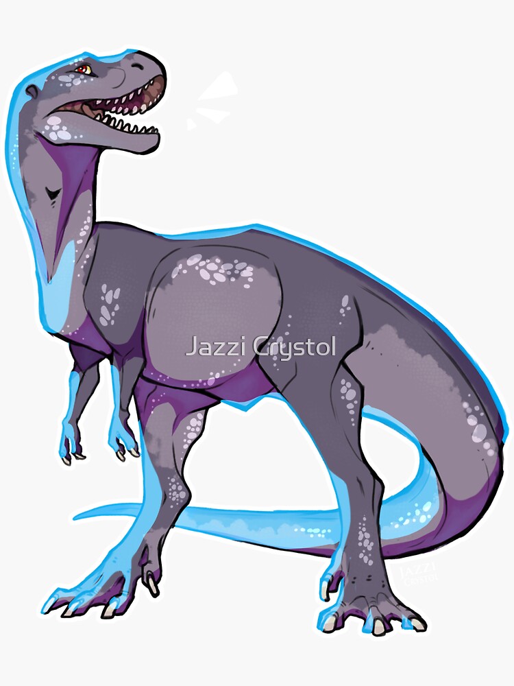 "Chomper" Sticker for Sale by Shadow-Crystol | Redbubble