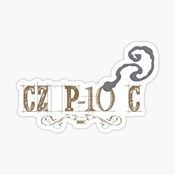 "CZ P-10 C - Design 7a" Sticker for Sale by greyforest1 | Redbubble
