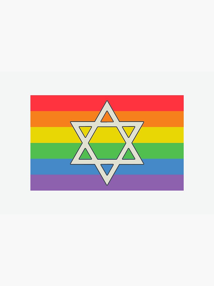 "Jewish Pride Flag" Sticker for Sale by NewmanAvodah | Redbubble