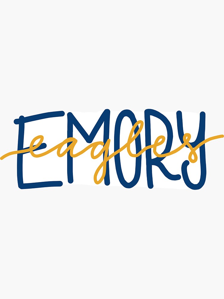 "Emory Eagles" Sticker for Sale by gackattack | Redbubble