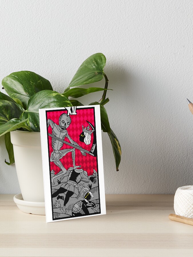 "Persona 5 Tarot Card Death" Art Board Print for Sale by Weirdspacedude ...