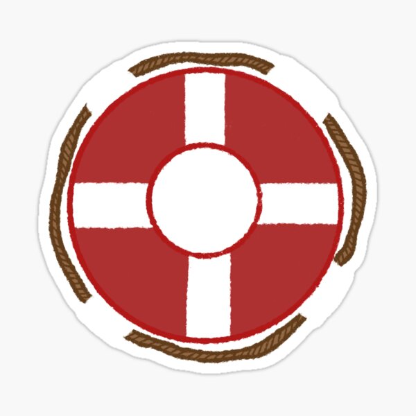 "Life Saver / Preserver" Sticker by avejane | Redbubble