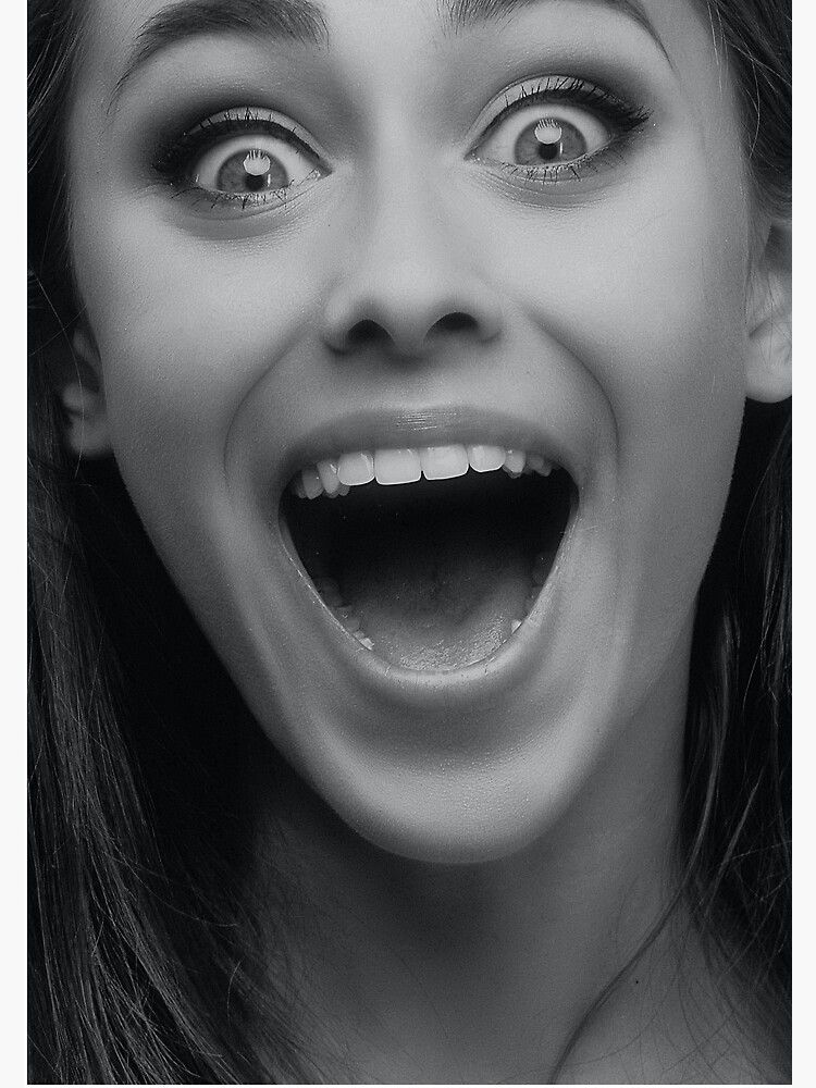 "Smiling out loud mask" Poster by basfellinger | Redbubble