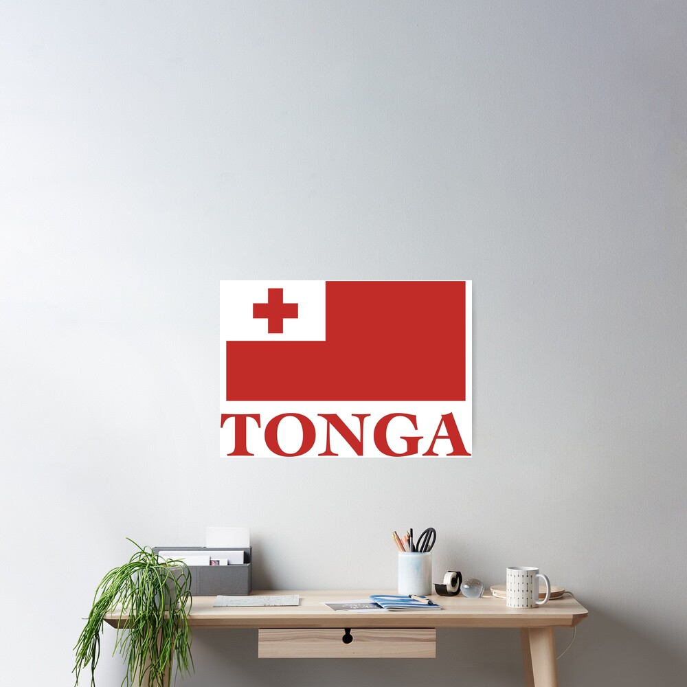 "Tongan FLAG" Poster for Sale by Kiwidom | Redbubble
