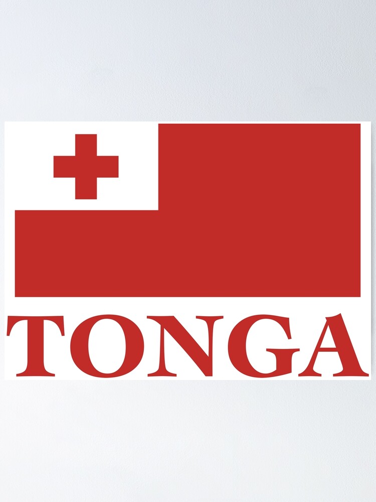 "Tongan FLAG" Poster by Kiwidom | Redbubble
