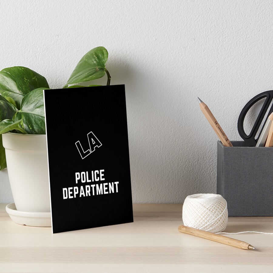 "LAPD" Art Board Print by alexb1461 | Redbubble
