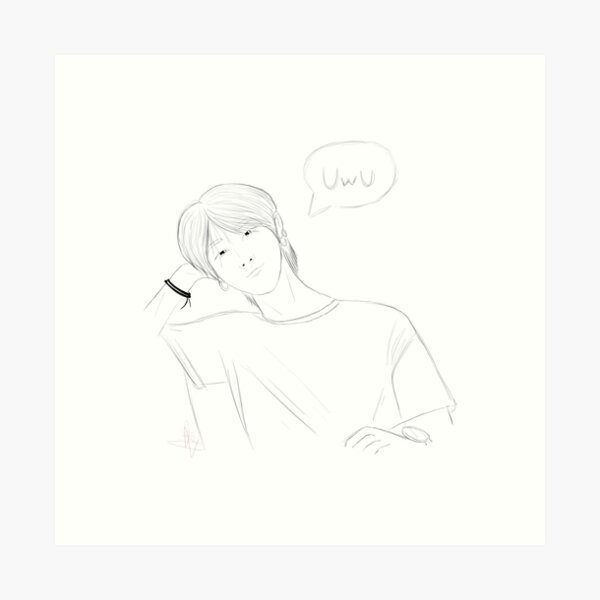 Seventeen Minghao Fanart Art Prints | Redbubble