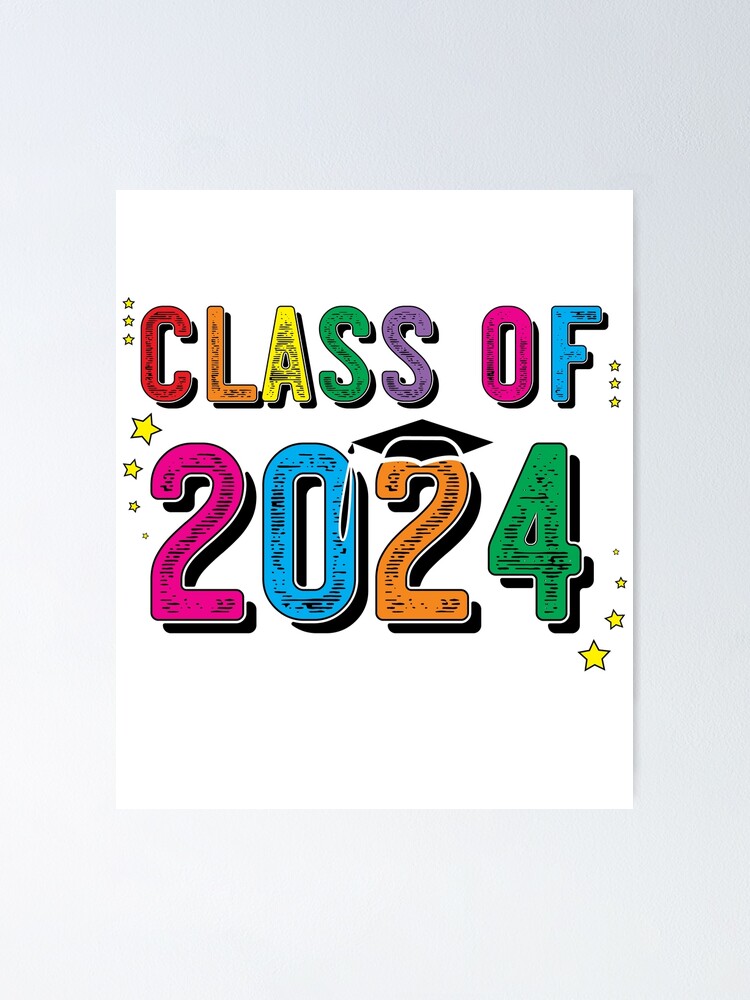 Póster «Clase de 2024 Graduación Senior Grow With Me» de ZNOVANNA ...