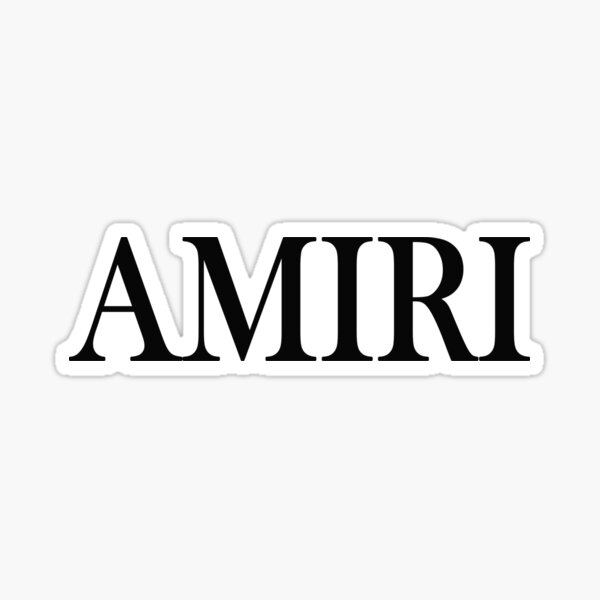 Amiri Stickers | Redbubble