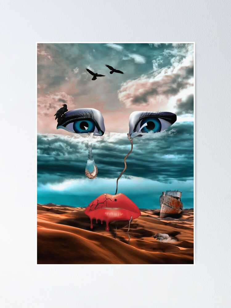 "Tear" Poster by Malpihvost | Redbubble