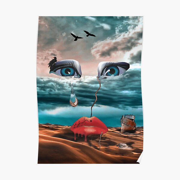 "Tear" Poster by Malpihvost | Redbubble