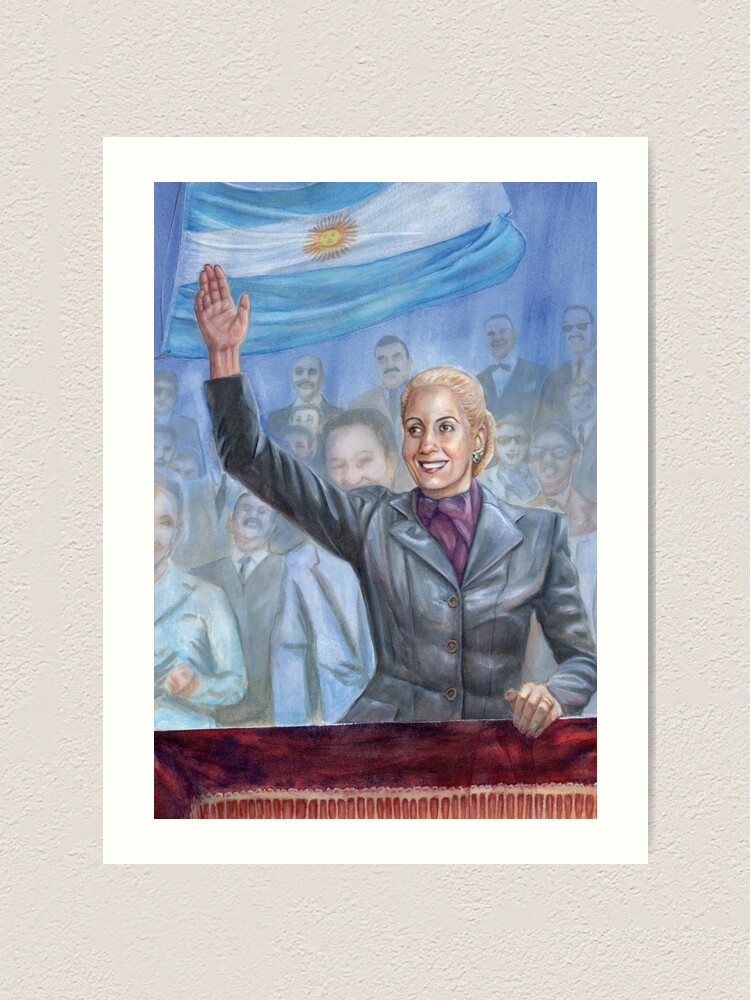 "Eva Peron" Art Print by Artybel | Redbubble