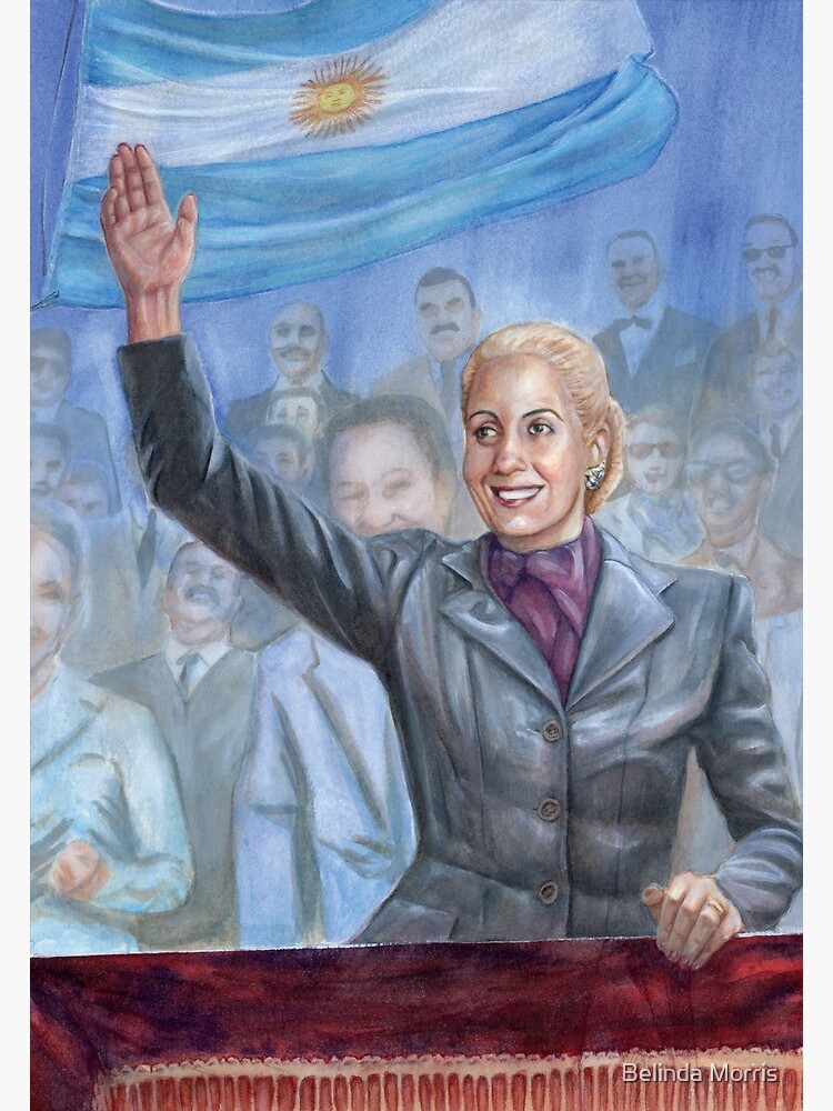 "Eva Peron" Art Print by Artybel | Redbubble