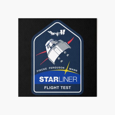 "NASA Boeing Starliner Flight Test Crew Patch" Art Board Print by ...