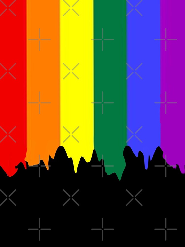 "LGBT Gay Pride Rainbow Drip Paint" Mini Skirt by Ricaso | Redbubble