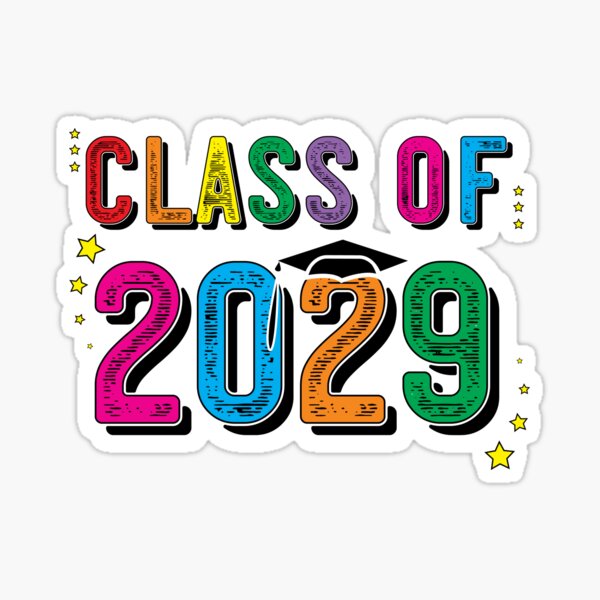 "Class Of 2029 Graduation Senior Grow With Me" Sticker for Sale by ...