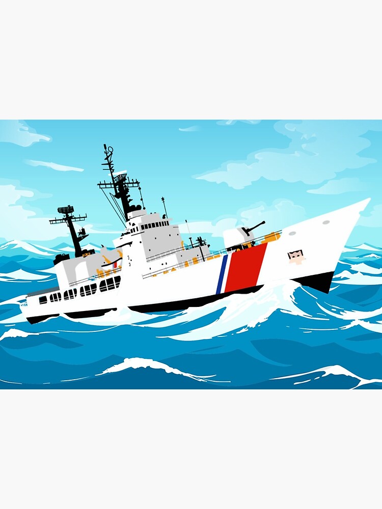 "USCG Asset Portraits - 378 WHEC High Endurance Cutter" Art Print for ...