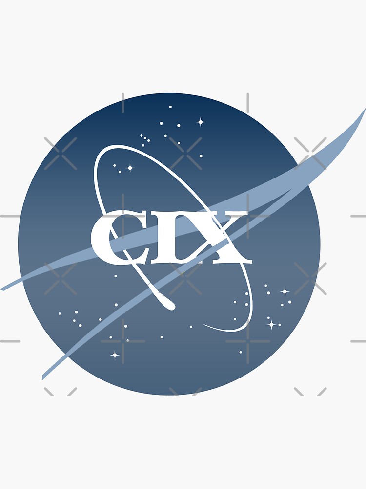 "CIX (NASA)" Sticker for Sale by lovely-day | Redbubble