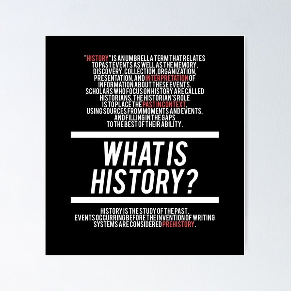 "History Defined - History Teacher" Poster for Sale by HiddenVerb ...