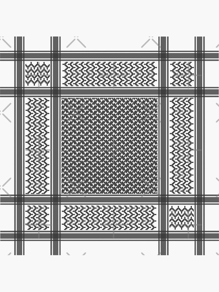 "Gray Shemagh" Sticker by zizo06 | Redbubble