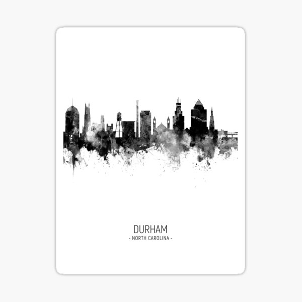 Durham Skyline Stickers | Redbubble