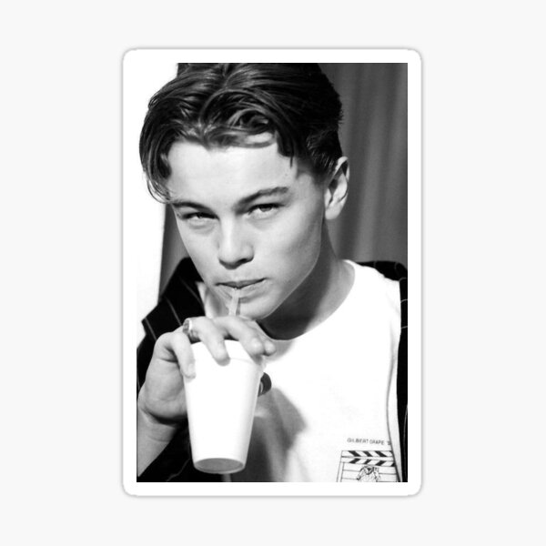 "Leonardo DiCaprio young" Sticker for Sale by LiaRic | Redbubble