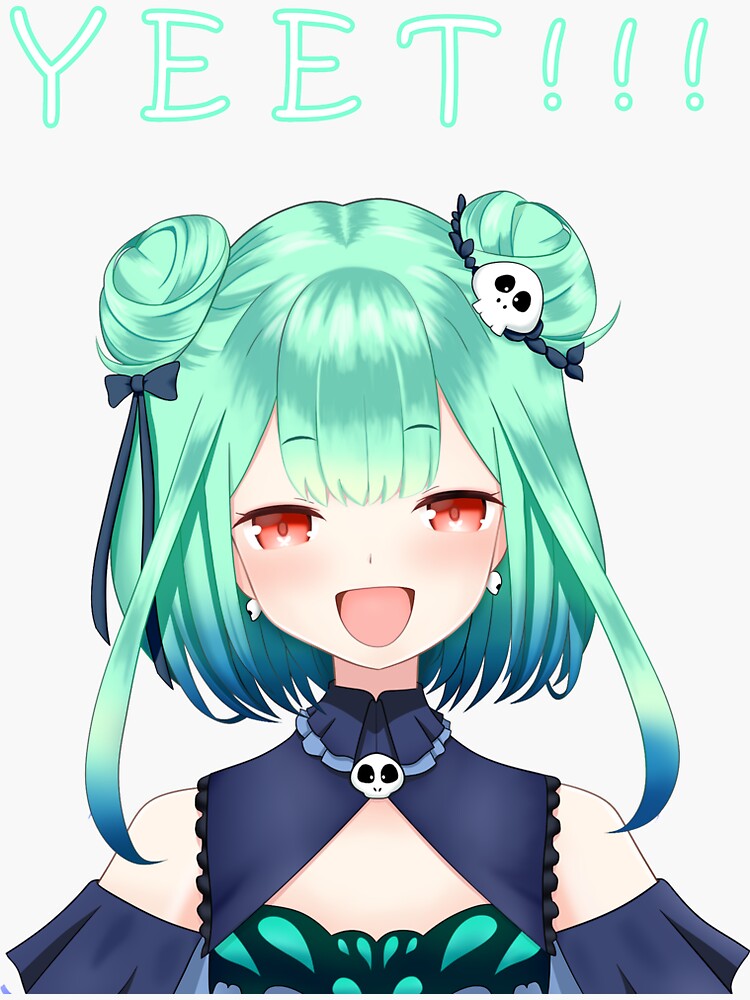 "Uruha Rushia VTuber Artwork" Sticker for Sale by DoomSword | Redbubble