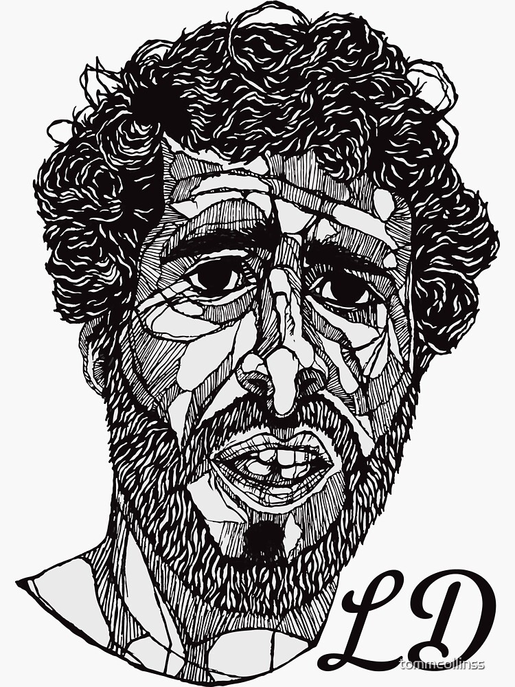 "Lil Dicky - Lines Initialed" Sticker for Sale by tommcollinss | Redbubble