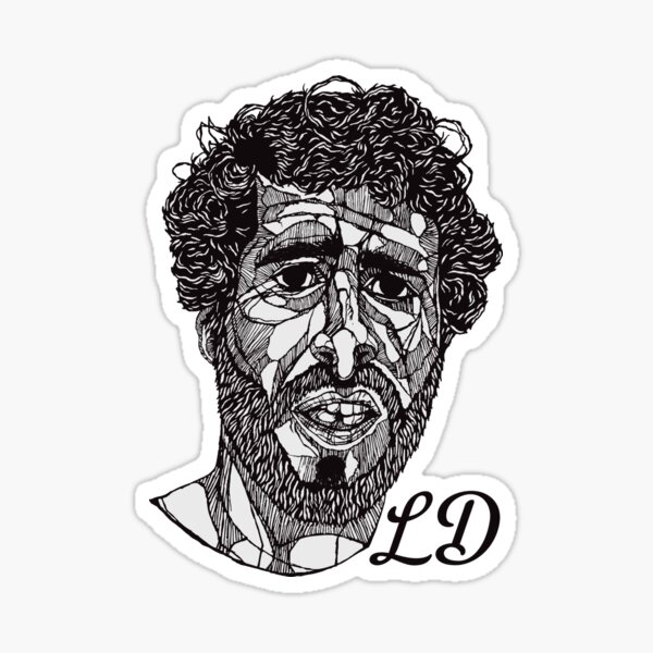"Lil Dicky - Lines Initialed" Sticker for Sale by tommcollinss | Redbubble