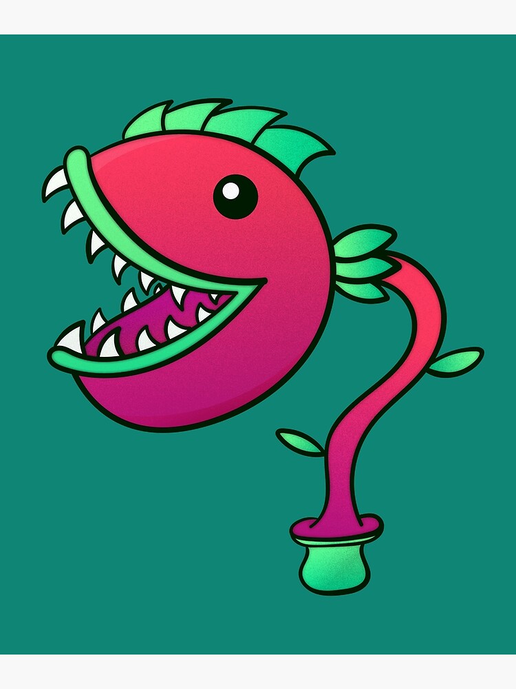 "Venus Flytrap Chomper" Poster for Sale by Quantum-Duck | Redbubble