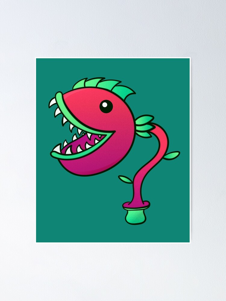 "Venus Flytrap Chomper" Poster for Sale by Quantum-Duck | Redbubble