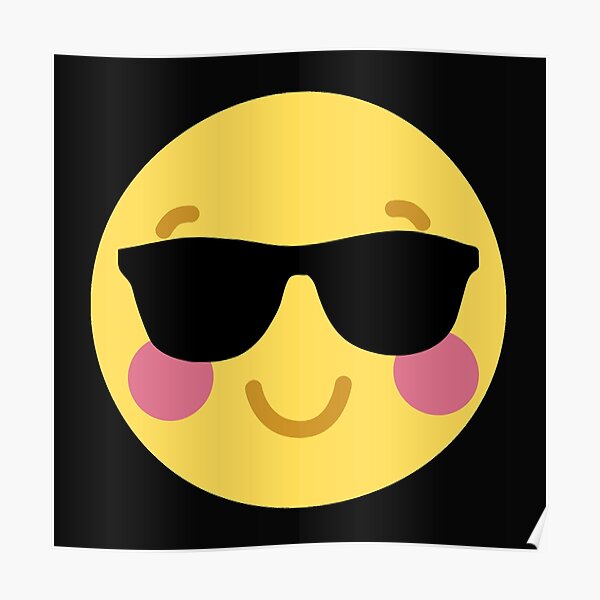 "Thug life emoji" Poster by IlonaP99 | Redbubble