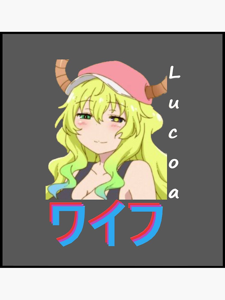 "Lucoa is Waifu!" Sticker for Sale by SkrextyYT | Redbubble