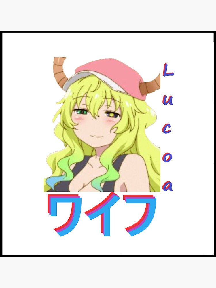 "Lucoa is waifu" Sticker by SkrextyYT | Redbubble