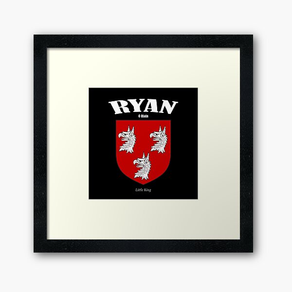 Ryan Family Crest Framed Prints | Redbubble